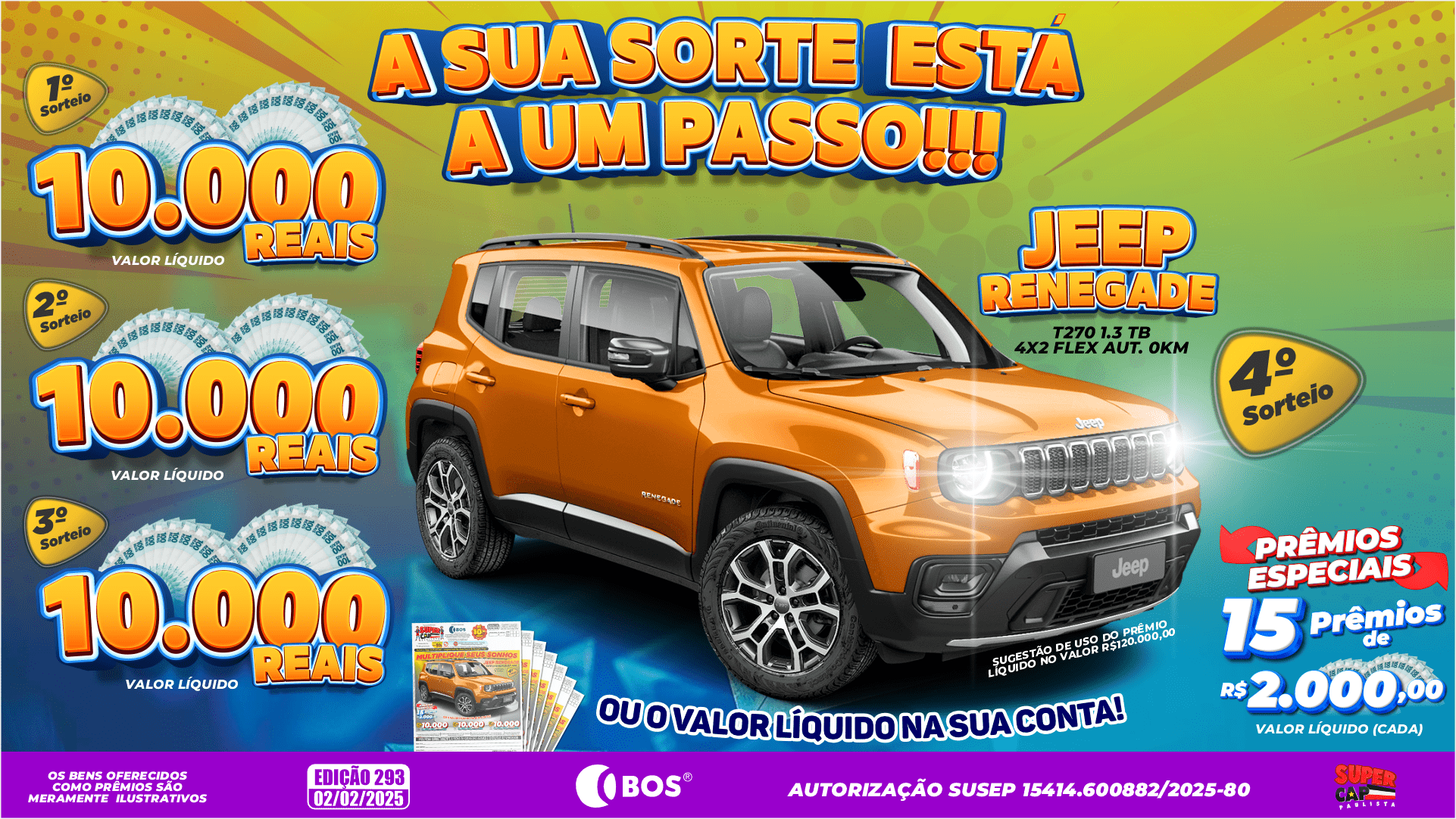 Supercap Paulista – Prêmios toda semana